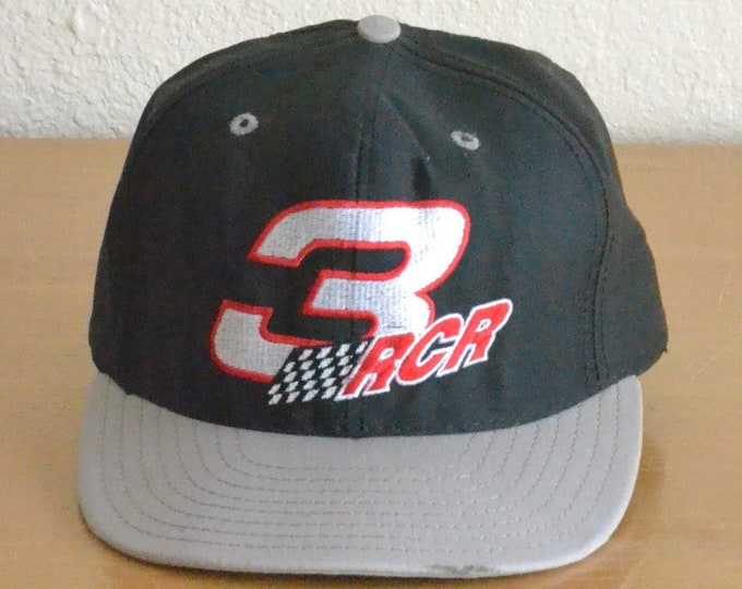 Vintage Dale Earnhardt Sr. 3 RCR Nascar Cap made in U.S.A. - Etsy