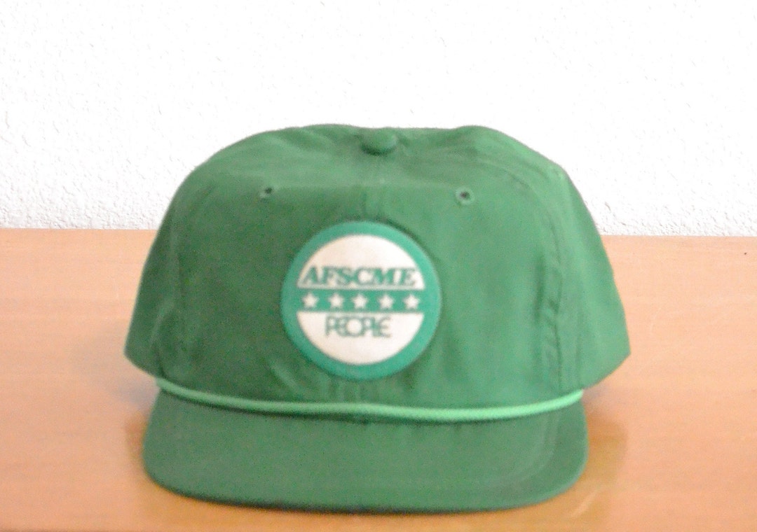 Vintage ASFCME People Patched Cap - Etsy