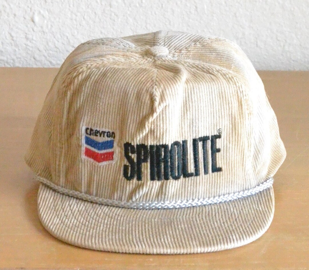 Vintage Chevron Spirolite Corduroy Cap - Etsy