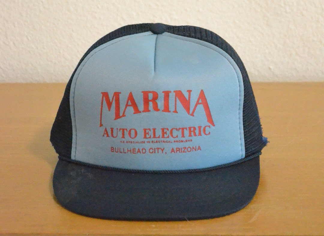 Vintage Marina Auto Electric Bullhead City, Arizona Trucker Hat - Etsy