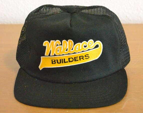 Vintage Wallace Builders Trucker Hat (Made In U.S.A.) - Gem