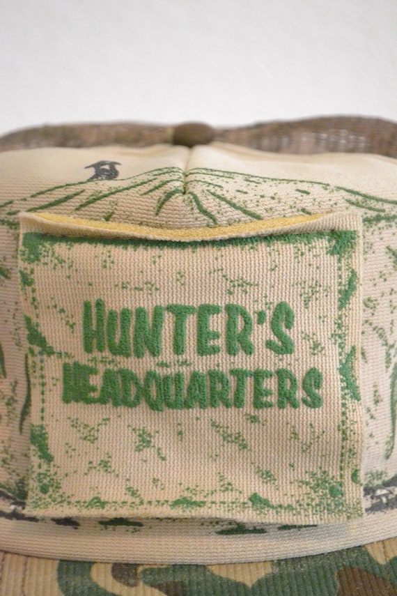 Vintage Hunter Headquarters Camo Trucker Hat (Made In… - Gem
