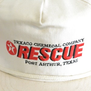 Vintage Texaco Chemical Company Rescue Port Arther Cap made in U.S.A ...
