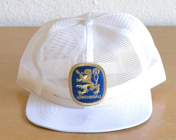 Vintage Lowenbrau Beer Patched Full Mesh Trucker Hat made in U.S.A. - Etsy