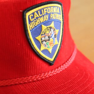 Vintage California Highway Patrol Corduroy Trucker Cap - Etsy