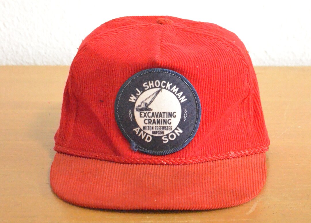 Vintage W.J. Shockman and Son Corduroy Cap - Etsy