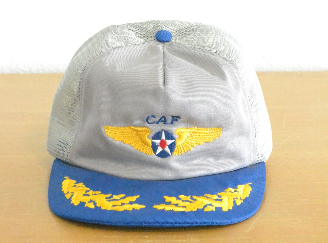 Vintage CAF Air Force Scrambled Egg Trucker Hat made in - Etsy