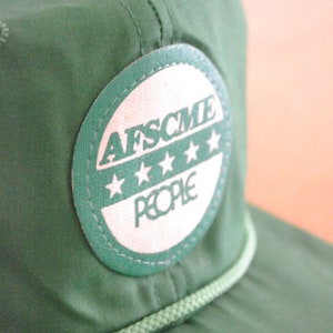 Vintage ASFCME People Patched Cap - Etsy