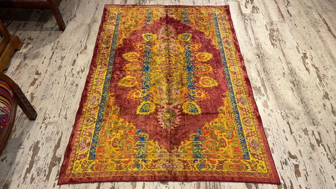 Colorful Gothic Vintage Ottoman Tablecloth Bedspreads Retro Regency ...