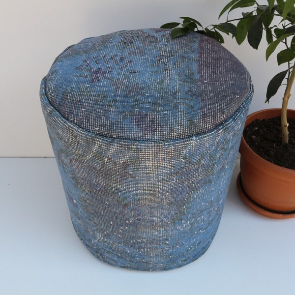 Turquoise Pouf - Etsy