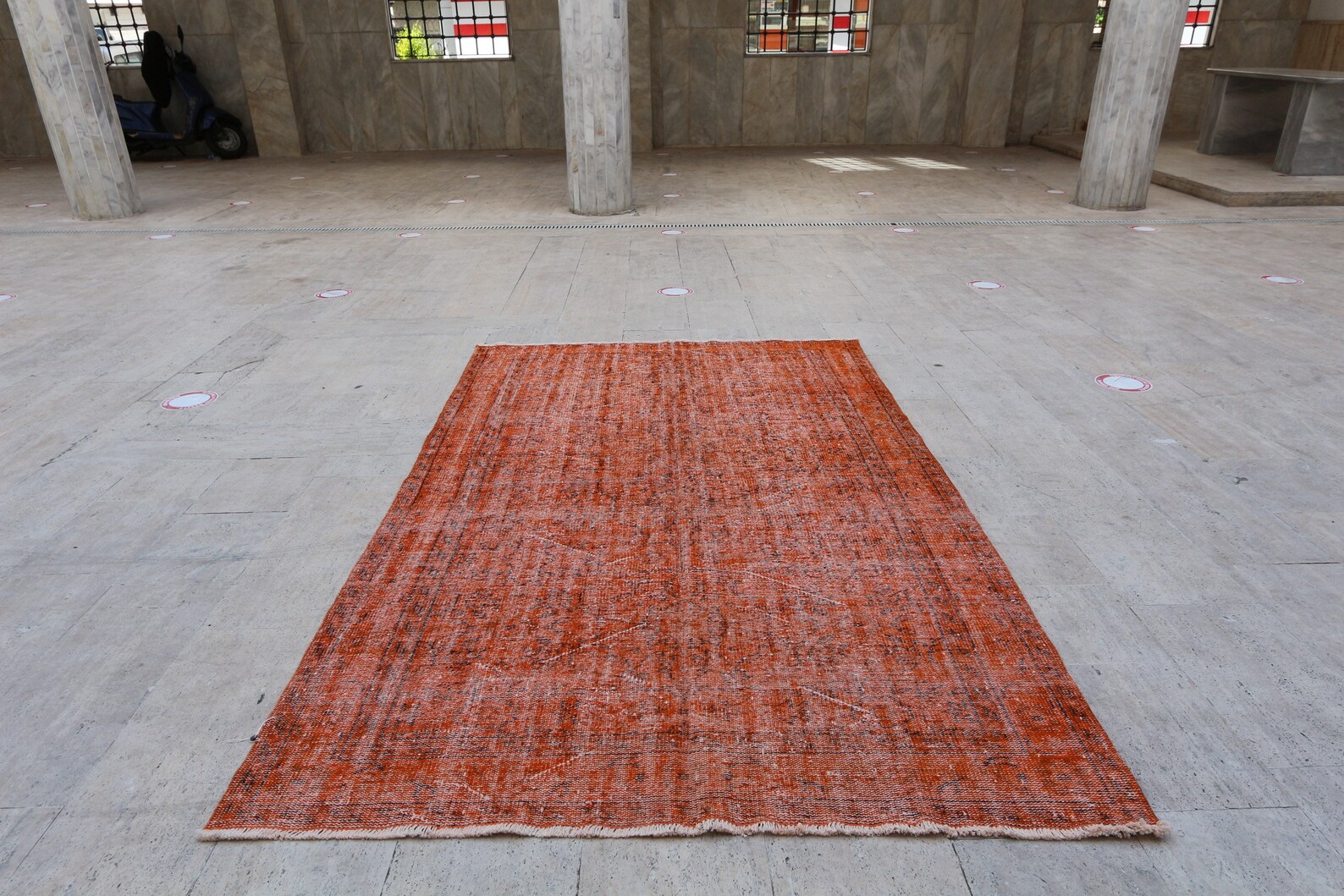 6x9 Rustic Orange Bohemian Vintage Handmade Floor Rug Living - Etsy