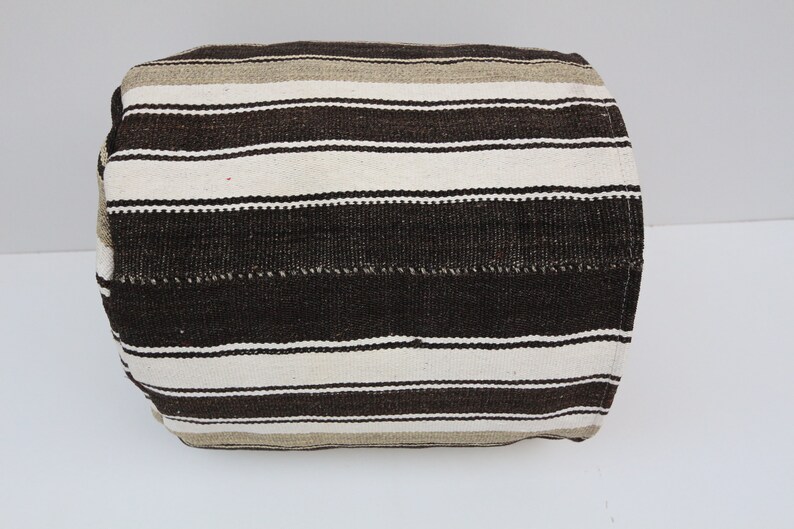 Living Room Pouf Handmade Pouf Black Pouf White Pouf Black - Etsy