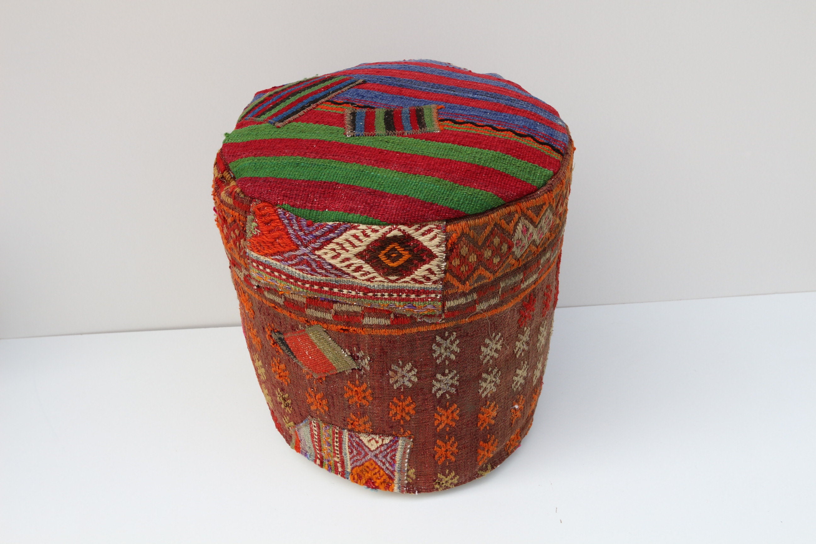 Decorative pouf Handmade pouf Pouffe Ottoman pouf Poufs | Etsy