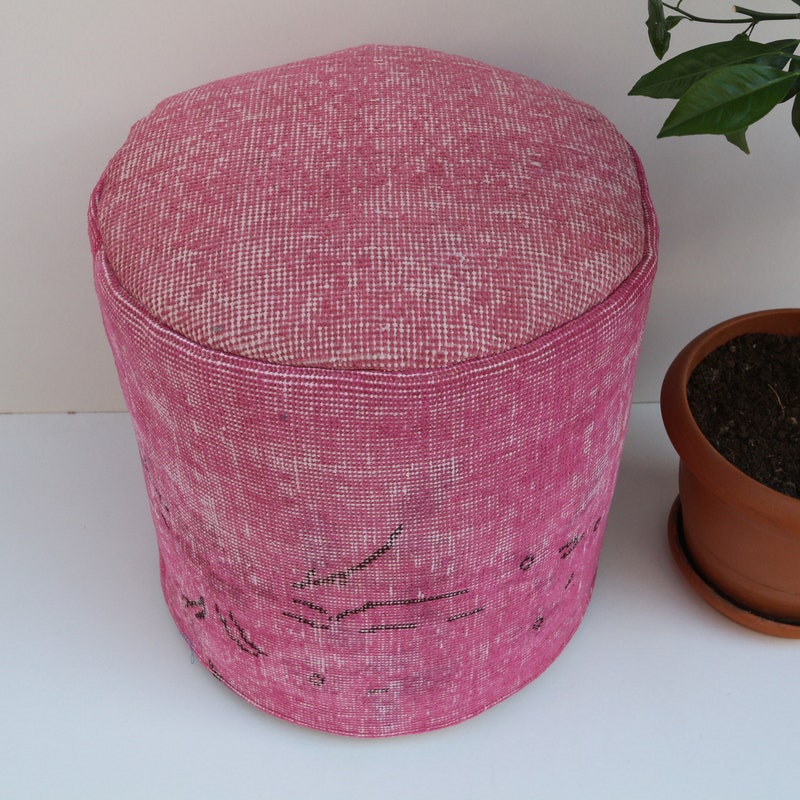 Pink Pouf - Etsy