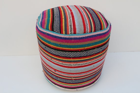 Floor pillow Boho pouf ottoman Boho pouf Bohemian pouf | Etsy