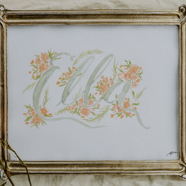 Custom Name Painting - Etsy