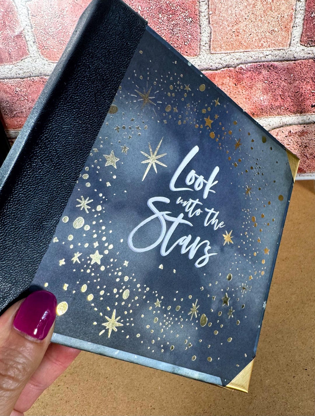 Celestial Journal, Night Sky Journal, Handmade Journal, Star Notebook ...