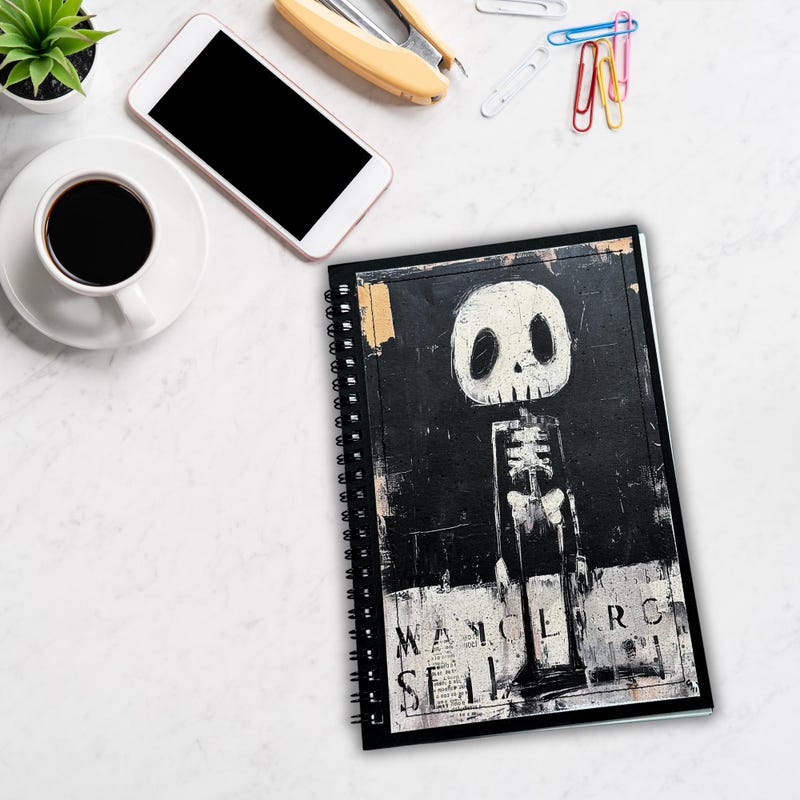 Spooky Spiral Notebook - Etsy