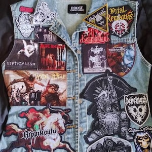 Metal Band Battle Vest - Etsy