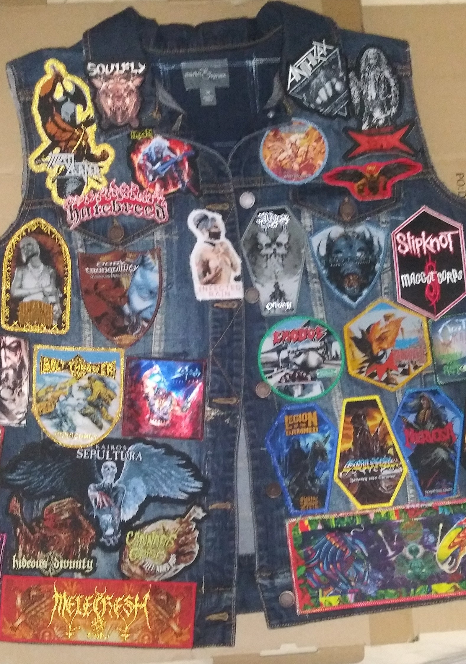 Battle Vest Metal Band Vest - Etsy