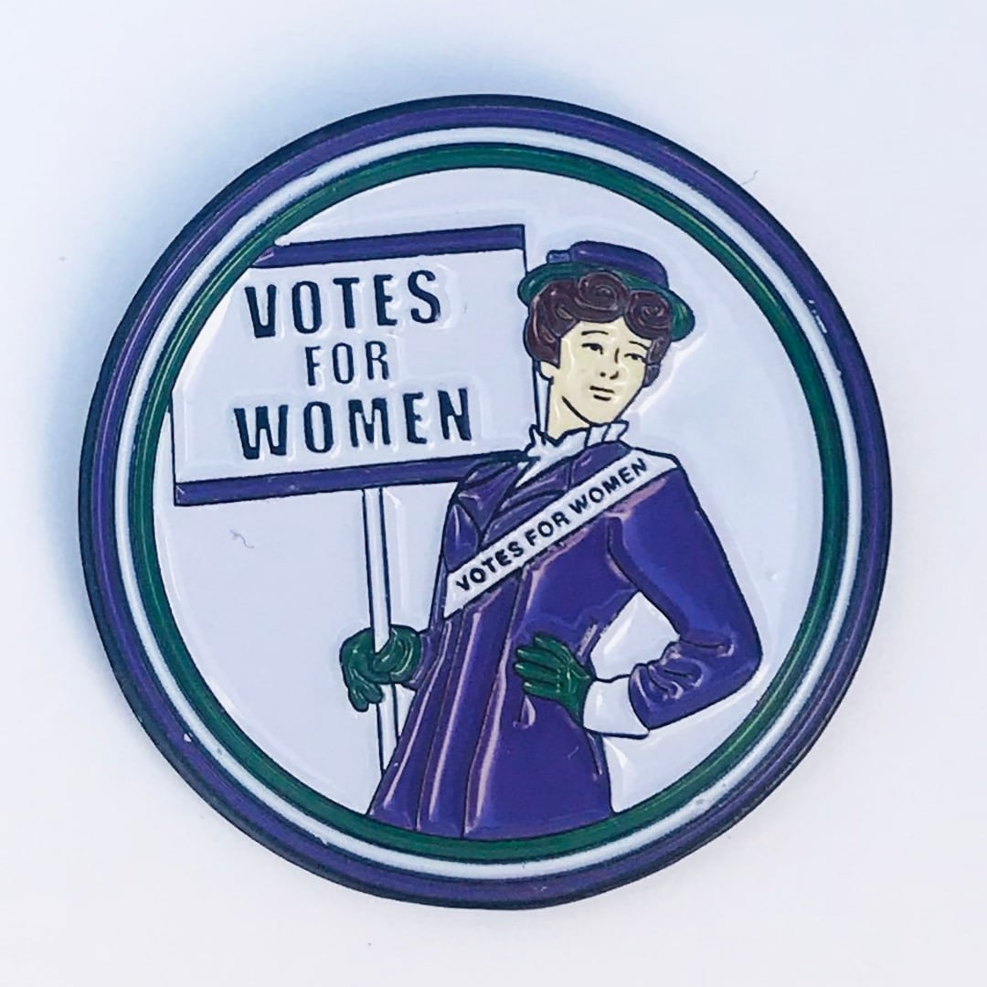 Votes for Women Suffragette Power Pin - Suffrage Enamel Pin - Etsy