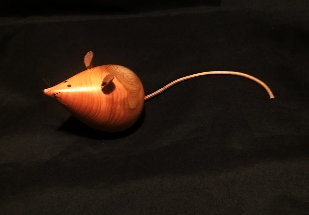 Handmade Yew Wood Mouse: Life Size Executive Toy - Etsy