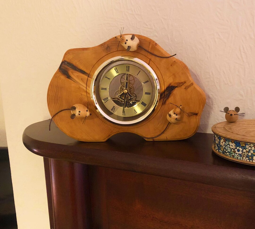 Mousey, Hickory Dickory Dock , Clock, Mice, Yew, Handmade, Gift ...
