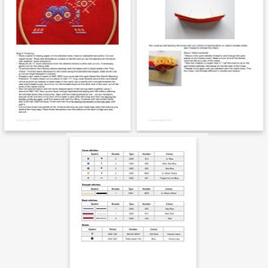 Red Rocking Horse 3D Decoration Cross Stitch Digital Pattern (PDF) - Etsy