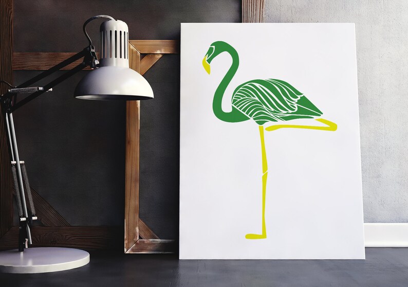 Cactus Pineapple Flamingo Printable Wall Art Set of 3 - Etsy