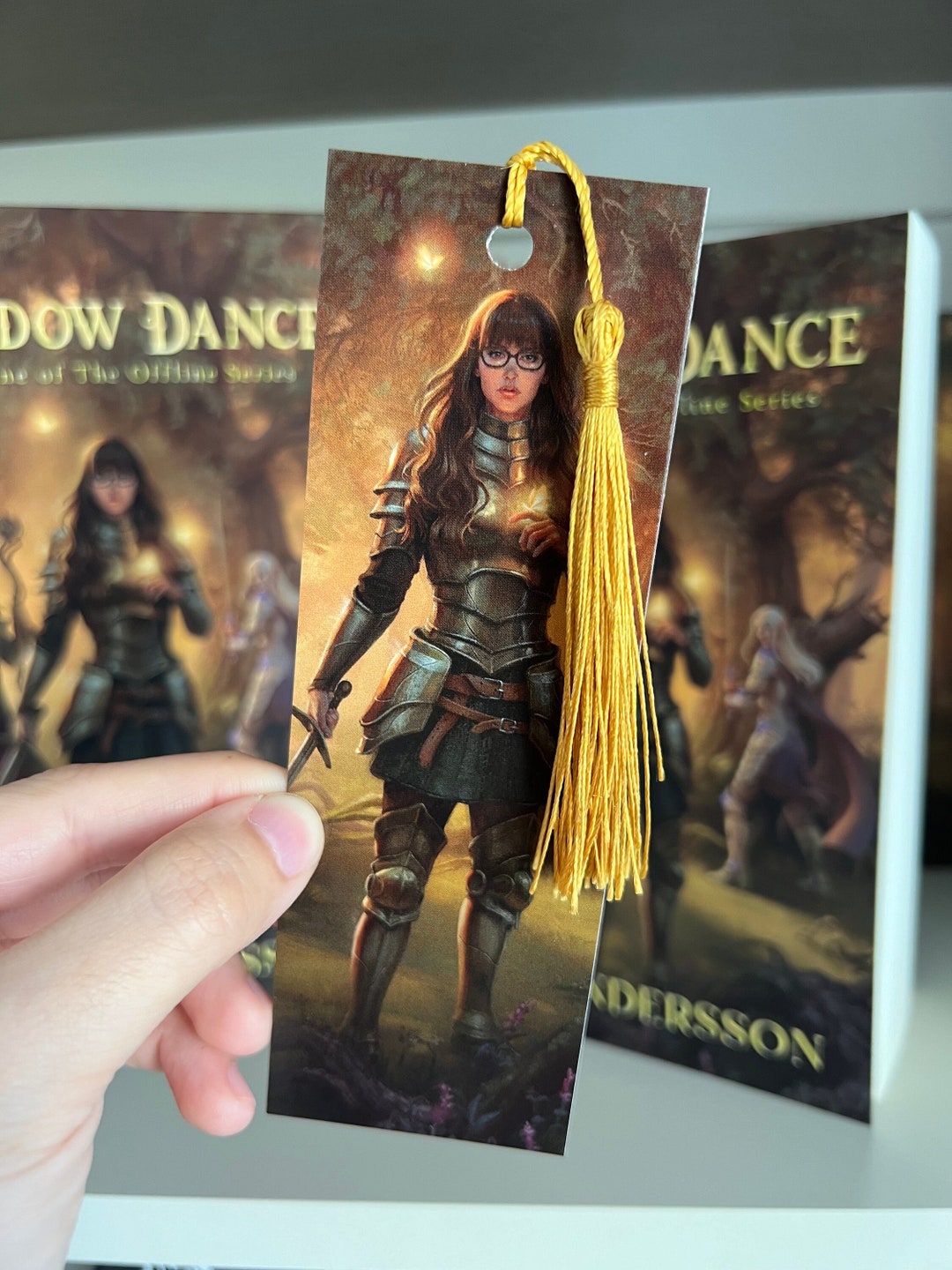 Illustrated Bookmark, Saga Falk From Shadow Dance, Bookmarks With ...
