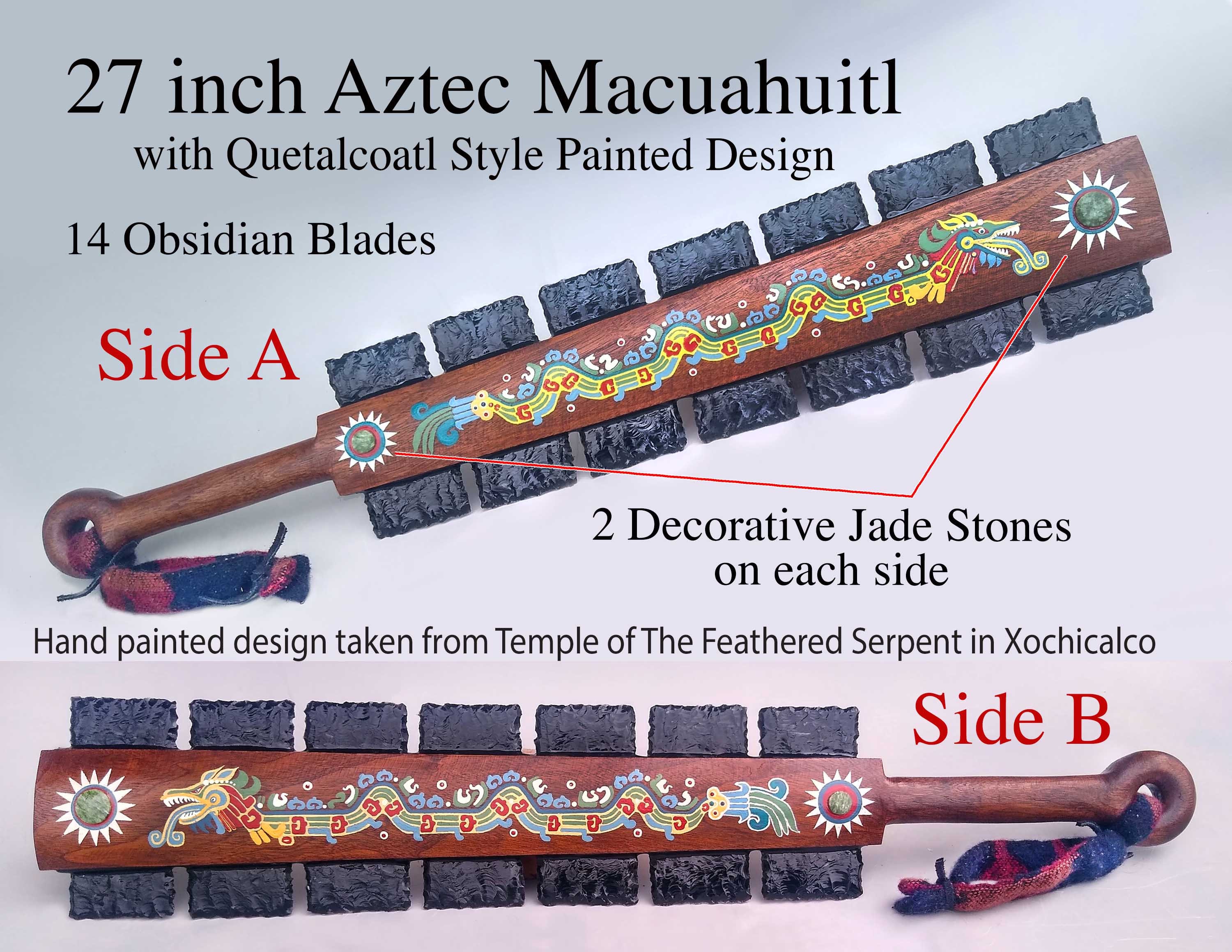 Two Handed Macuahuitl