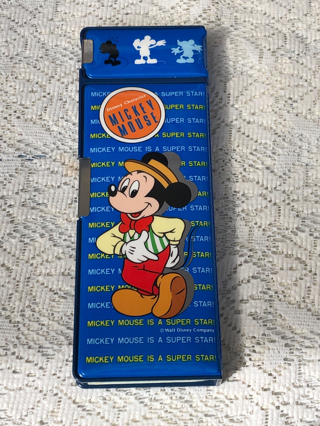 Disney Mikey Mouse Vintage Fer Folder Pencil Case Made in - Etsy