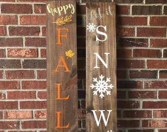 Reversible Fall Sign - Etsy