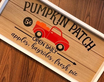 Pumpkin patch sign | Etsy
