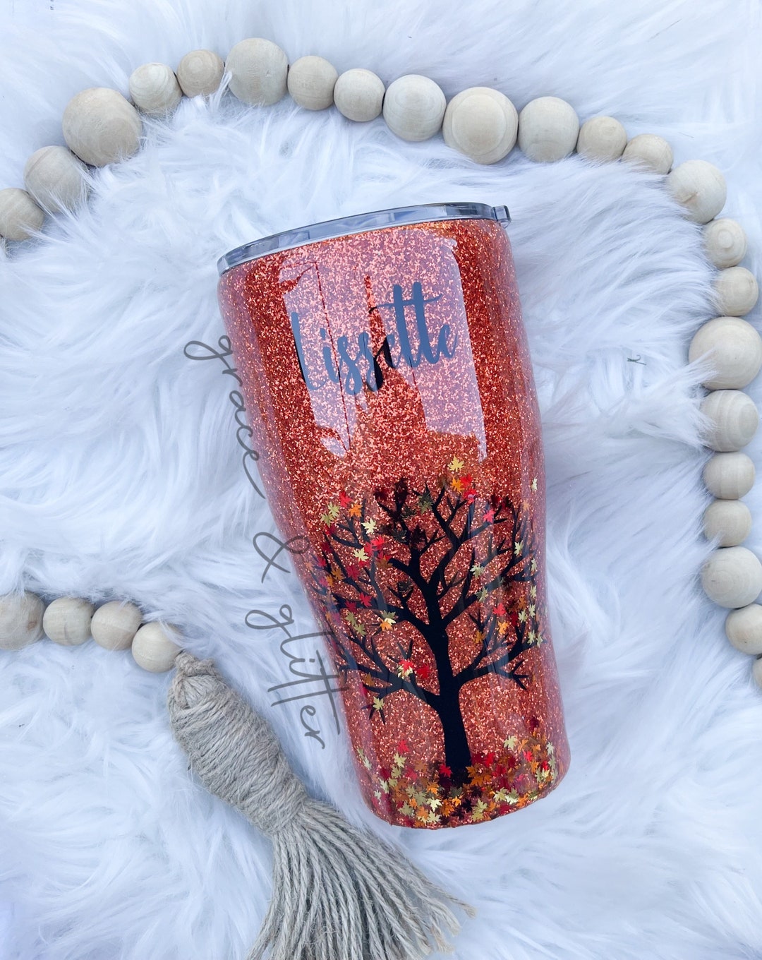 Autumn Leaves & Pumpkins Please Tumbler | Fall Tumbler | Autumn Tumbler ...
