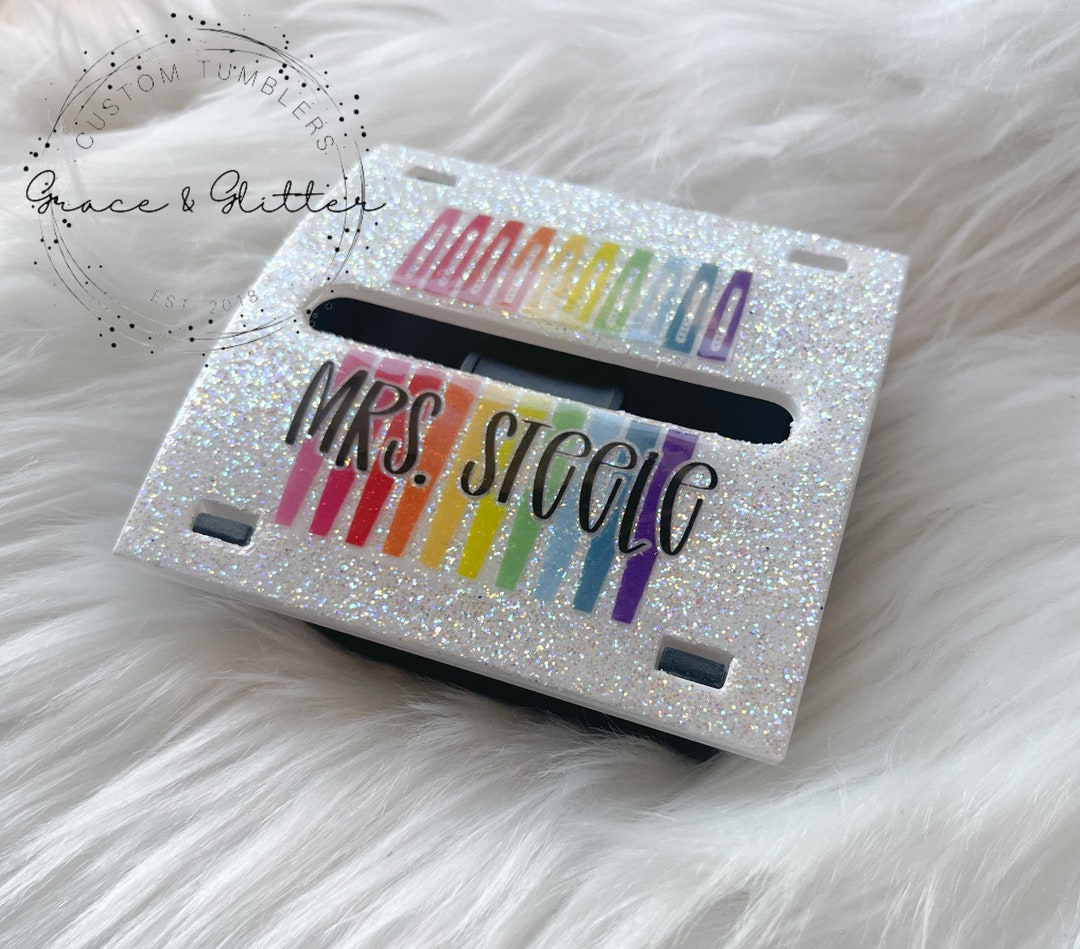 Sticky Note Dispenser | Pen Note Dispenser | Personalized Teacher Gift ...