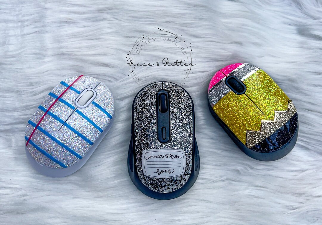 Glittered Wireless Mouse Teacher Appreciation Gifts - Etsy