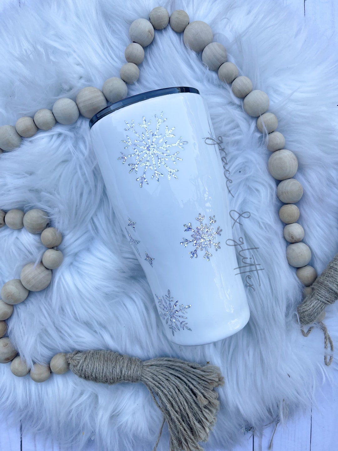 Snowflake Tumbler | Winter Tumbler | Holiday Tumbler - Etsy