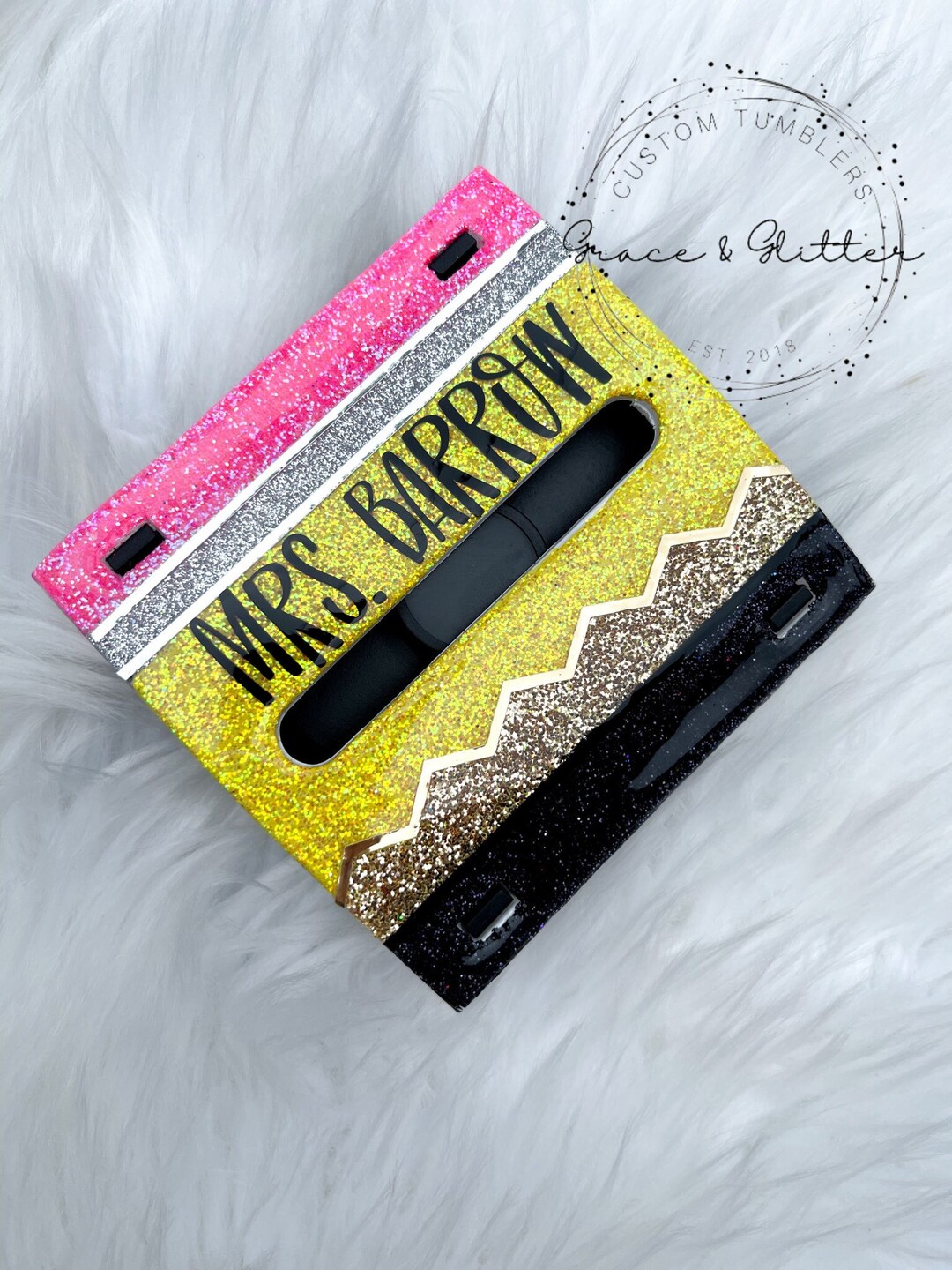 Sticky Note Dispenser | Pencil Note Dispenser | Personalized Teacher ...