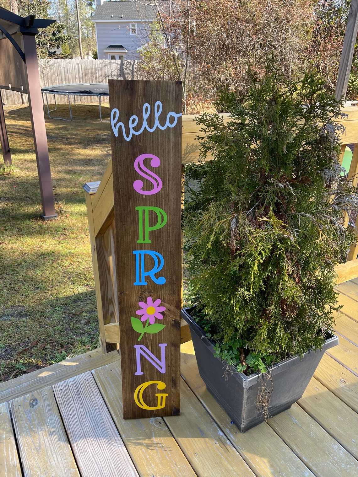 Reversible Porch Sign Spring Porch Sign Summer Porch Sign - Etsy