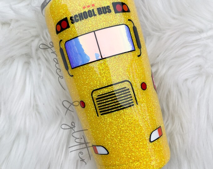School Bus Gift Gift for Bus Driver School Bus Tumbler Bus Driver Gift ...