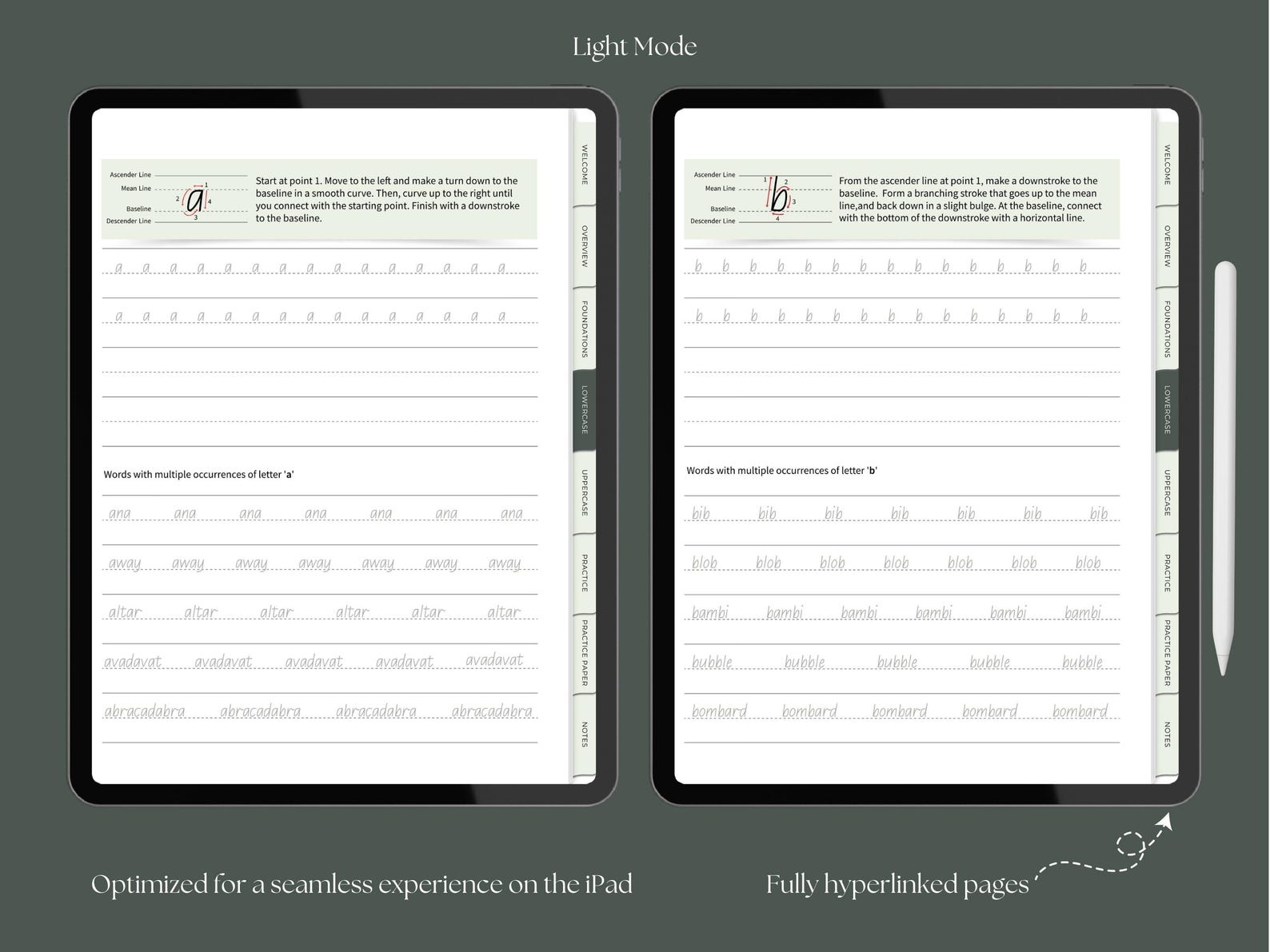 ITALIC HANDWRITING WORKBOOK, Transitioning From Italic Print to Italic ...