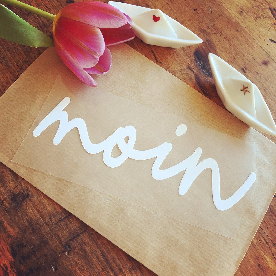 Plott Bügelbild Schriftzug Moin - Etsy.de