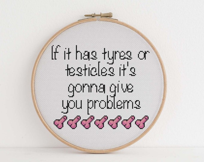 Cross stitch PATTERNS Crude obscene and in by Solvemprobler