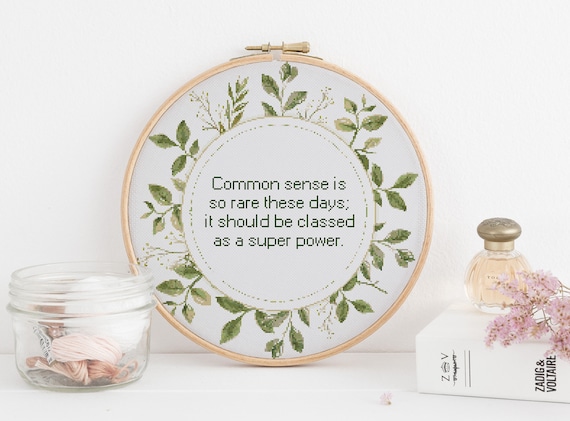 Common Sense is so Rare These Days It Should Be Classed as a | Etsy UK