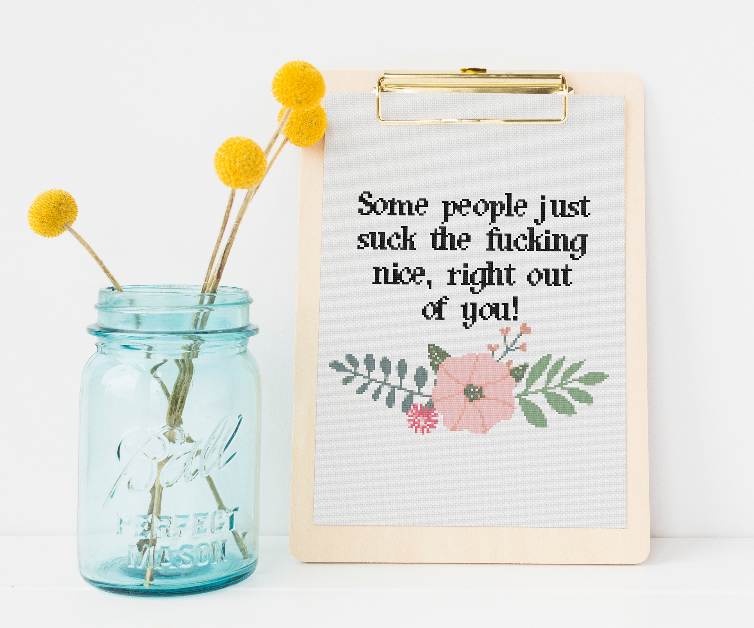 Some People Just Suck The Life Right Out Of You Cross Stitch Etsy