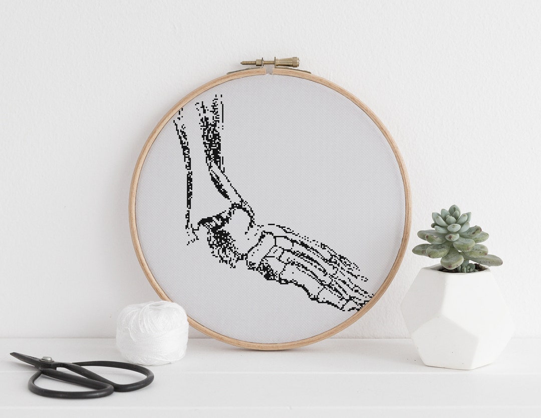 Foot Bones Cross Stitch Pattern Counted X Stitch Anatomy - Etsy UK