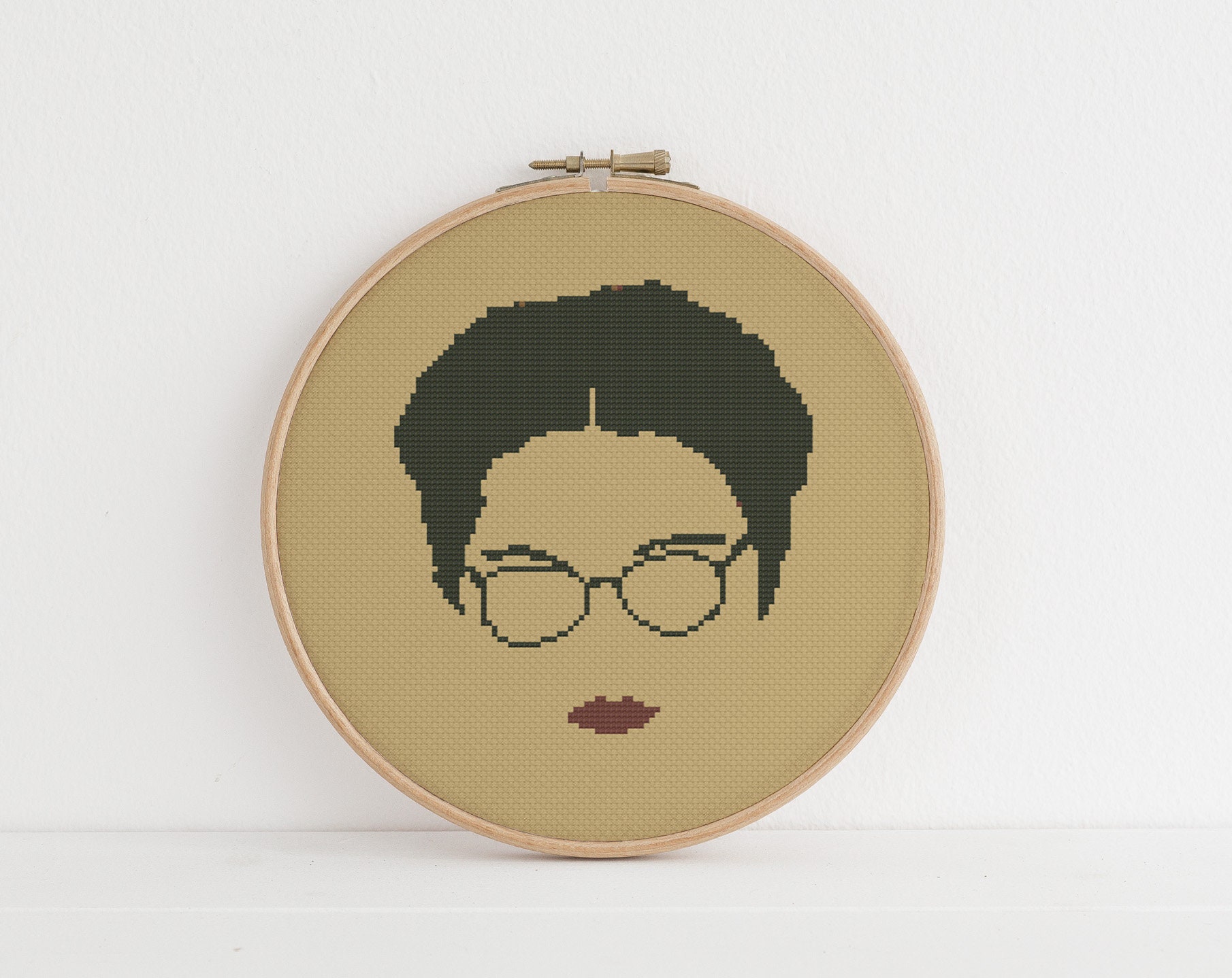 Rosa Parks Hair Minimalist Feminist Icon Cross Stitch Pattern | Etsy