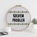 Solvem Probler, Funny Cross Stitch Pattern Problem Solver - Etsy