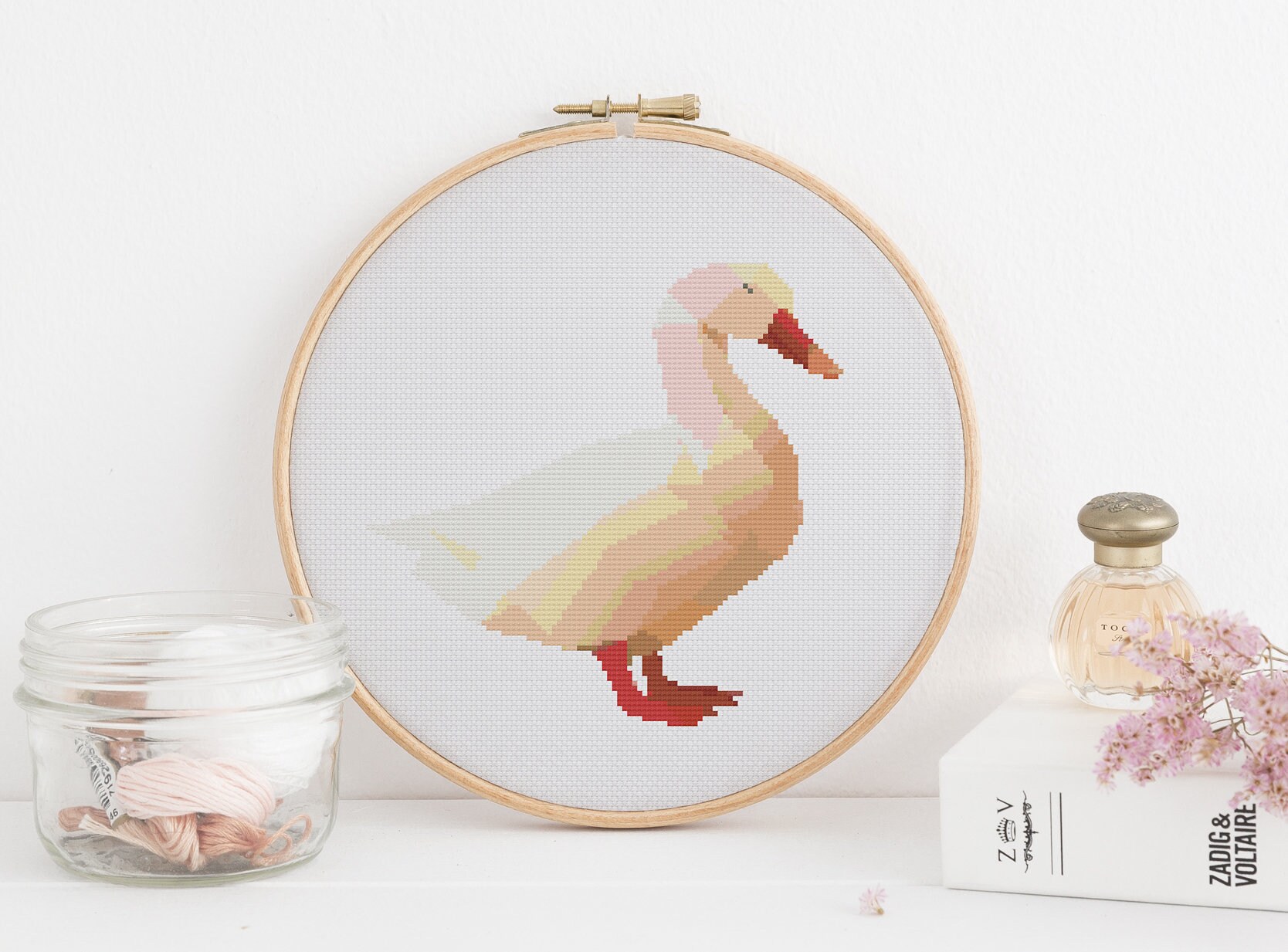 Duck Polygonal Geometric Cross Stitch Pattern PDF - Etsy UK